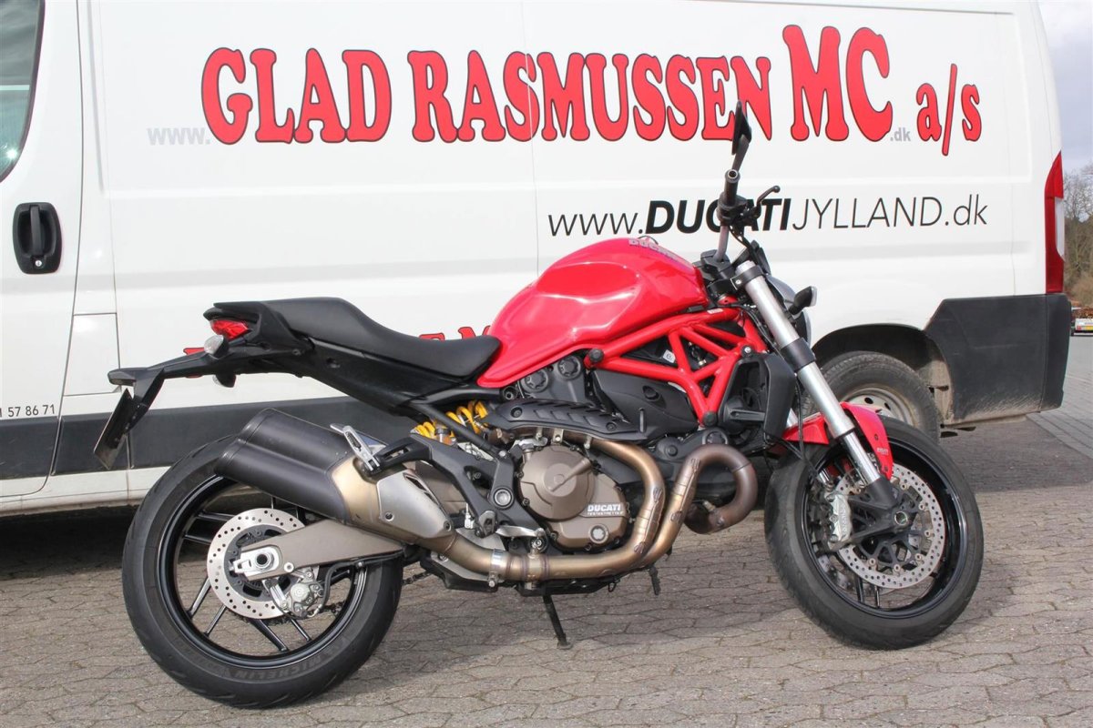 Ducati Monster 821 821 110HK 6g 2016 - Motorcykler vi har på lager - Glad Rasmussen MC A/S